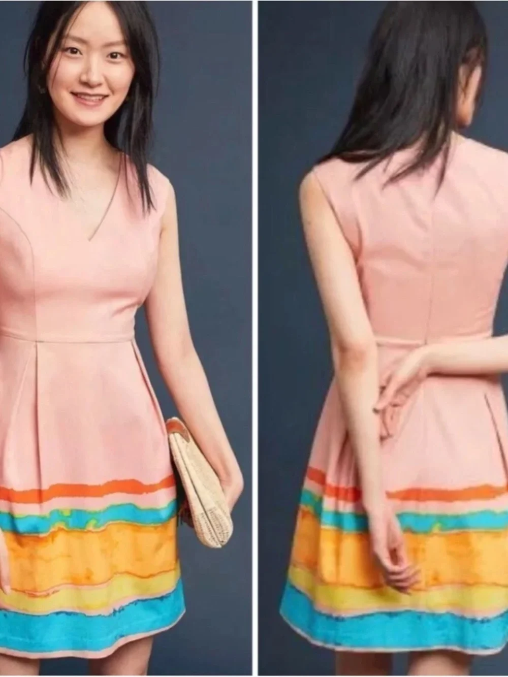 Tracy Reese | Dresses | Tracy Reese X Anthropologie Malibu Paint Dress ...